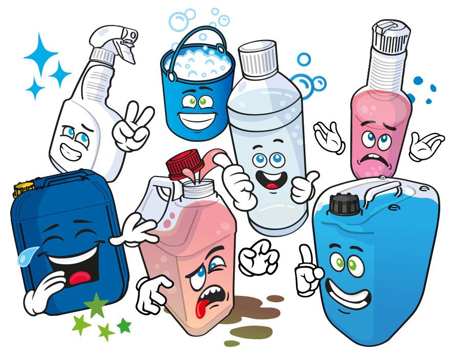 Stickerset - Werken bij Tevan - Tevan Carefree Clean